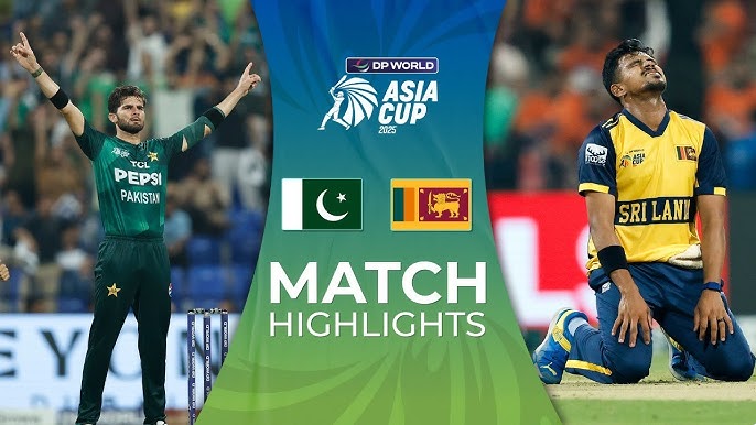 Super Fours, Match 3 | Pakistan vs Sri Lanka | DP World Asia Cup 2025 ...
